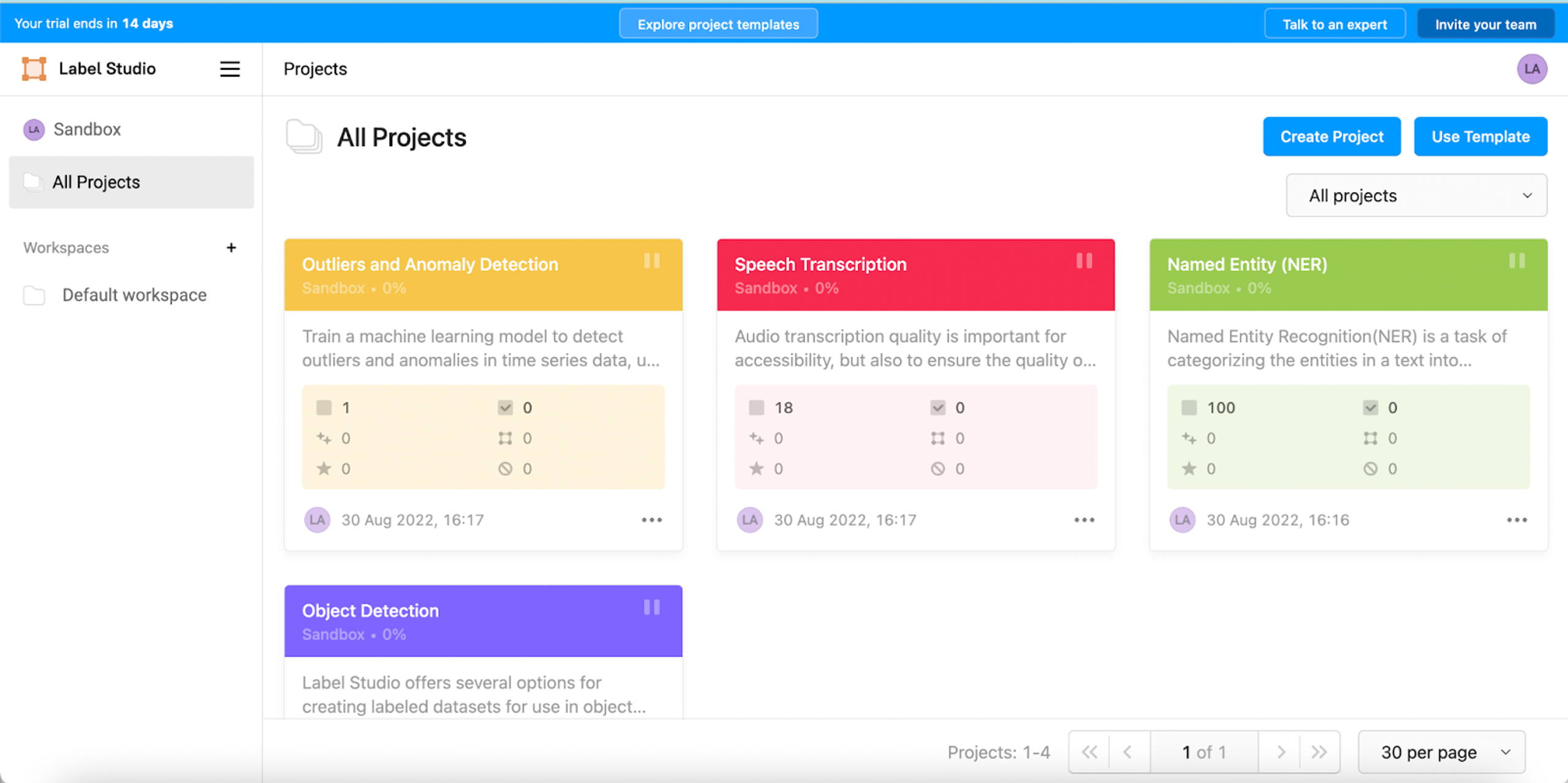 Try Label Studio Enterprise with new example projects and free trial ...