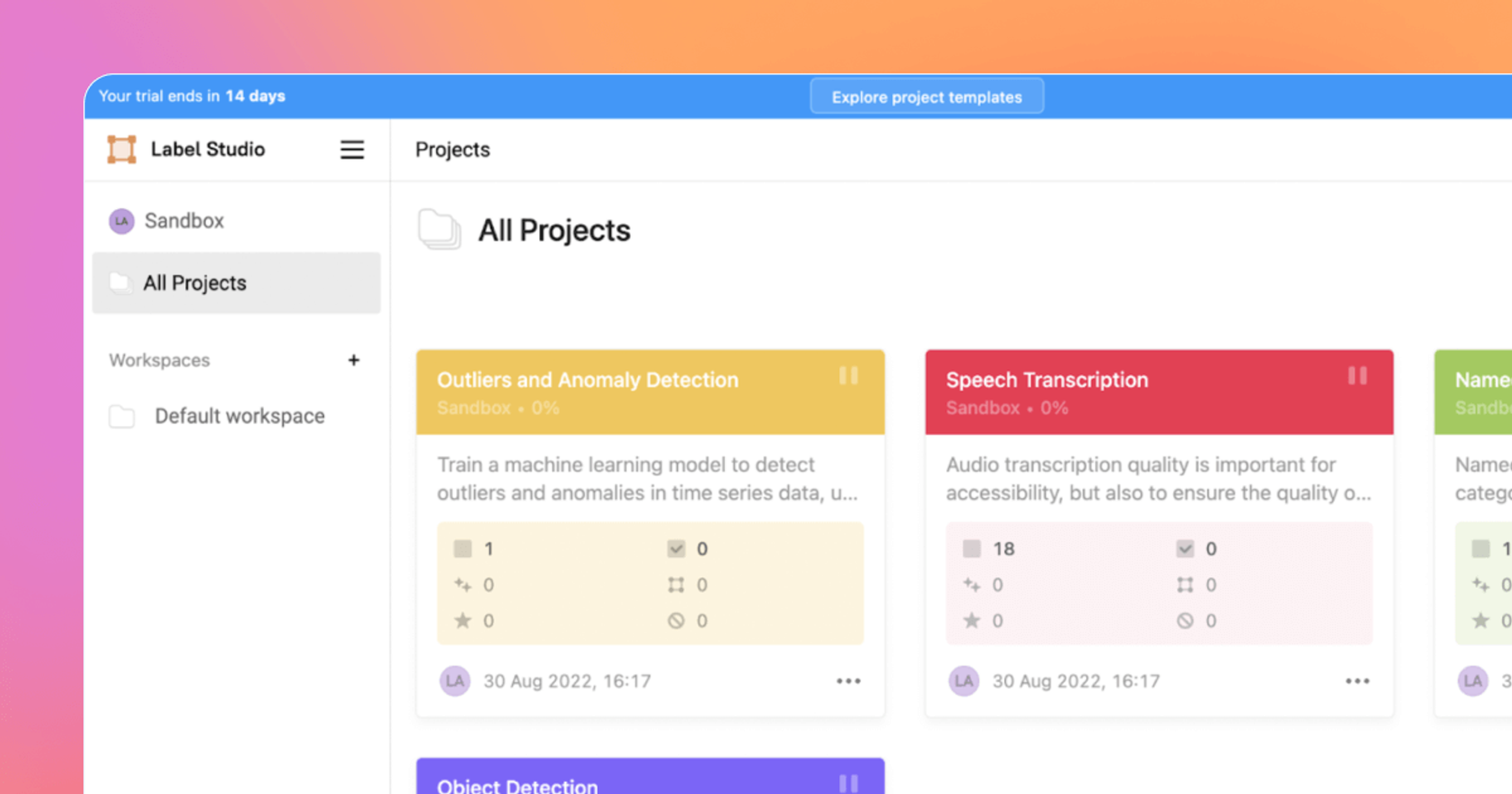 Try Label Studio Enterprise with new example projects and free trial ...