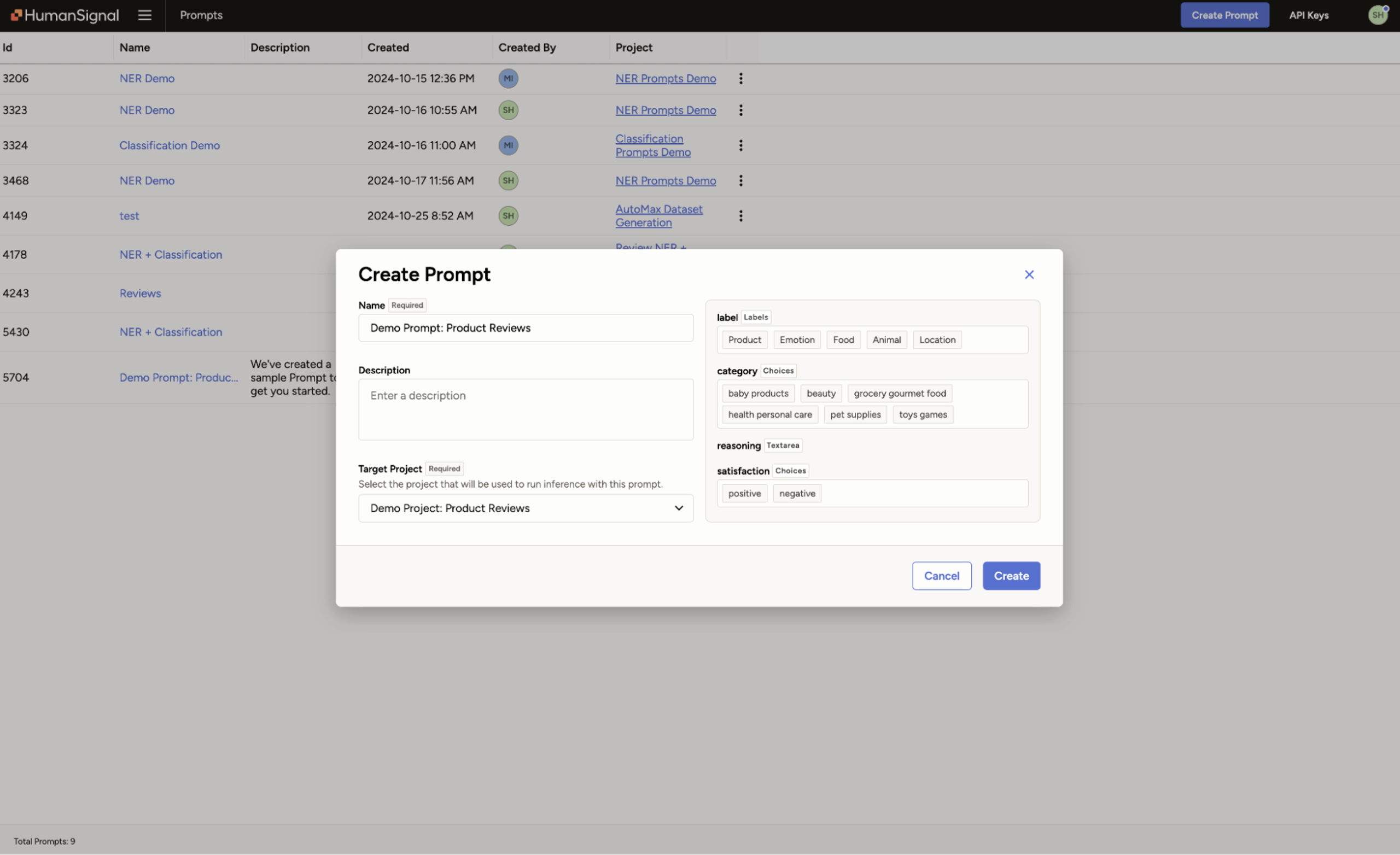 NLP Autolabeling with Label Studio Prompts | HumanSignal