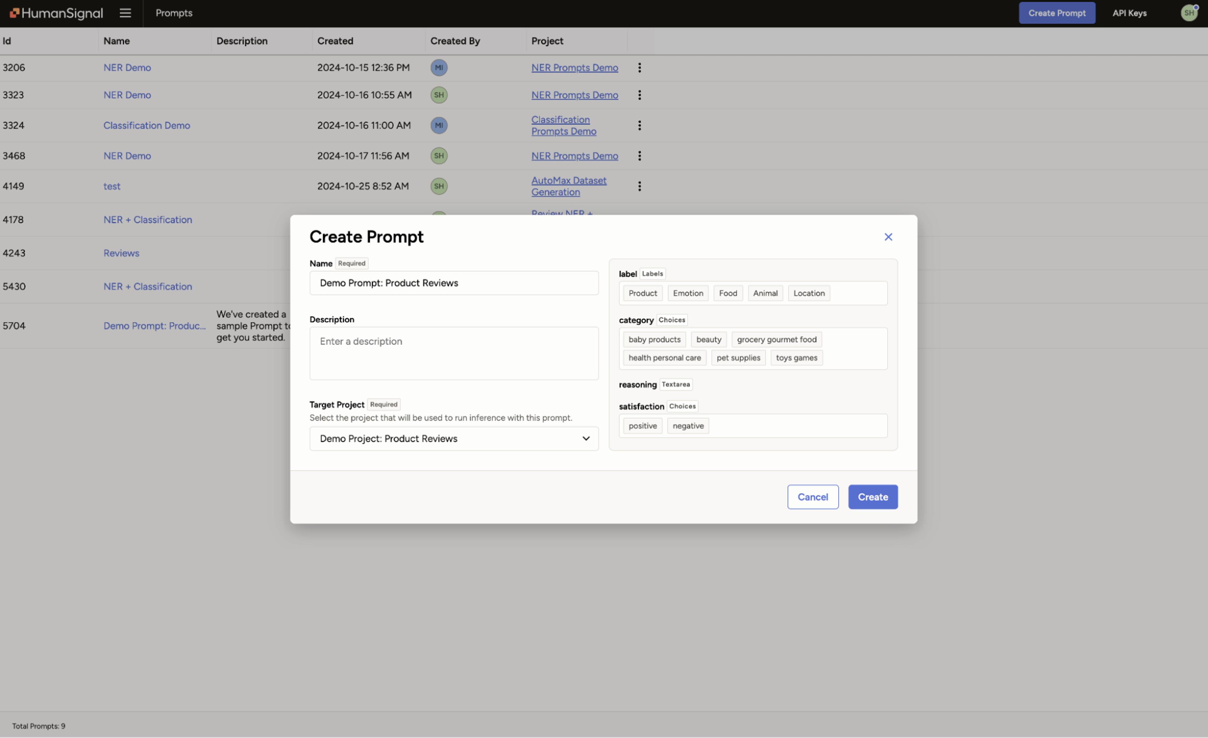 NLP Autolabeling with Label Studio Prompts | HumanSignal
