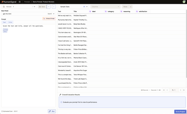 NLP Autolabeling with Label Studio Prompts | HumanSignal