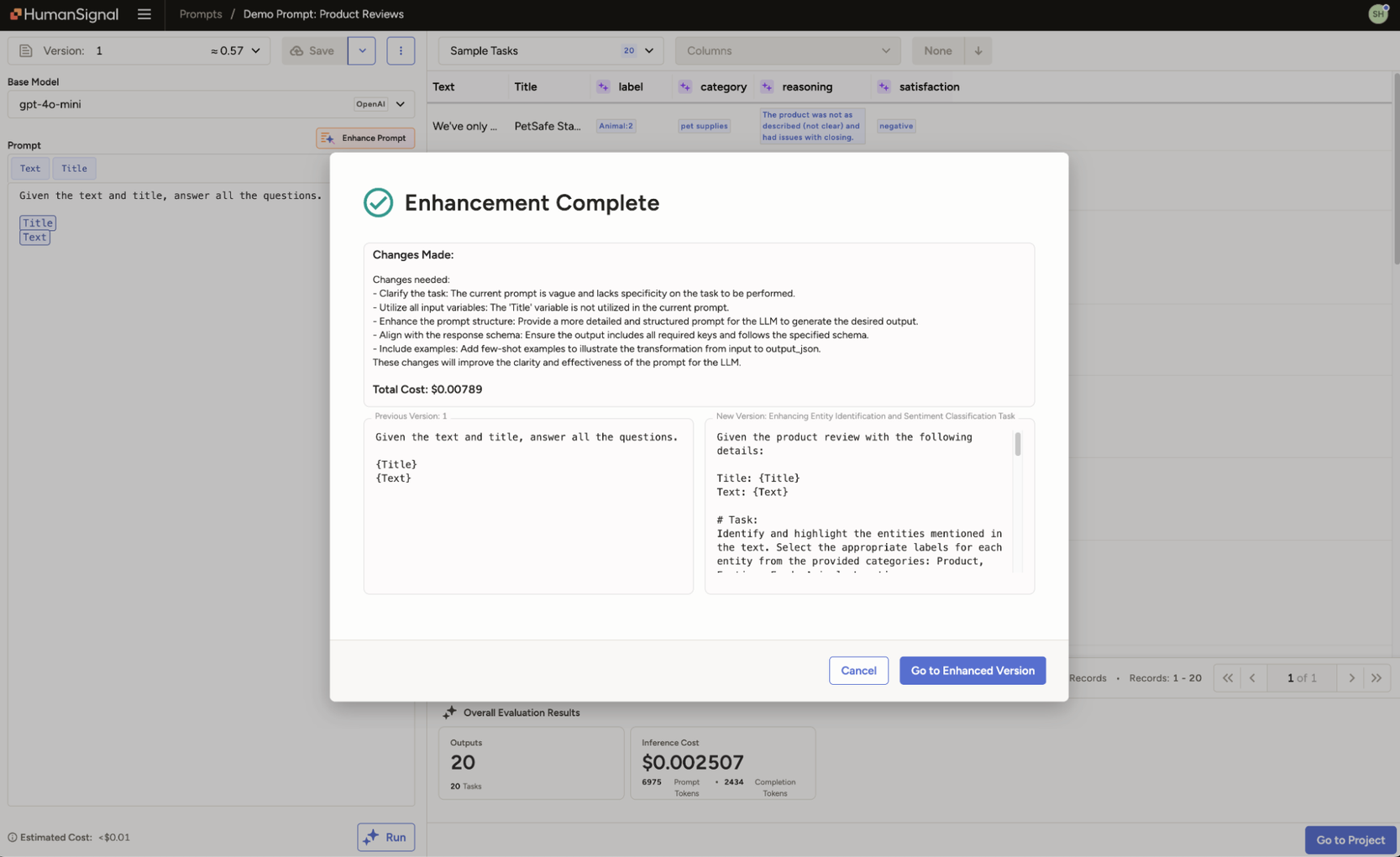 NLP Autolabeling with Label Studio Prompts | HumanSignal