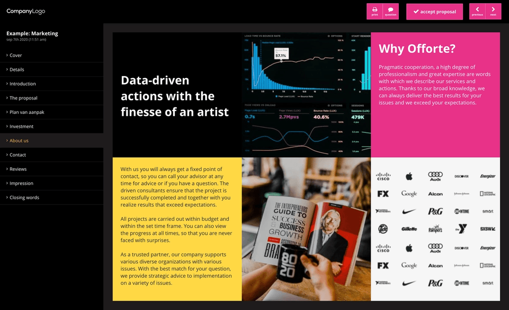 10 most important parts of a proposal structure