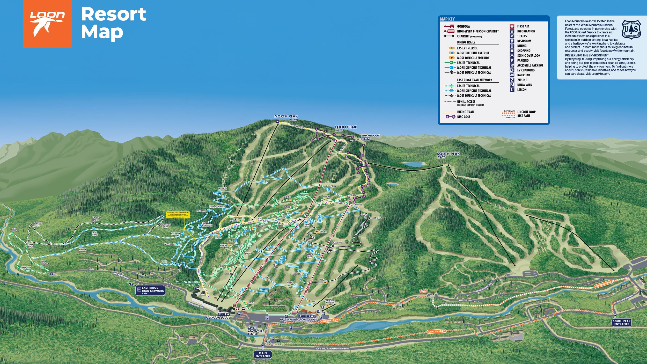 Mountain Maps | Loon Mountain Resort