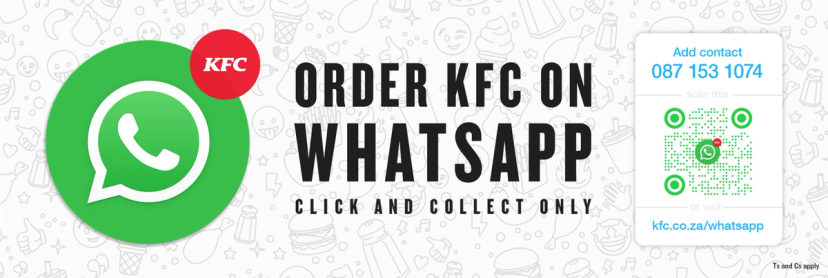 KFC - KFC South Africa: First QSR to launch WhatsApp ordering in SA | KFC