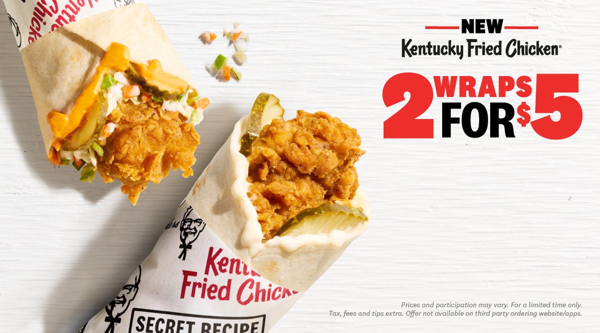 KFC - KFC® Takes New Kentucky Fried Chicken Wraps Nationwide | KFC