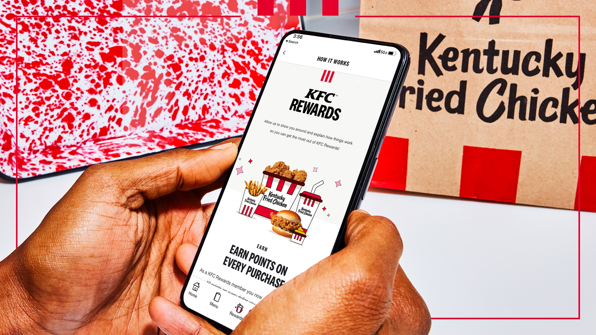 KFC - Unlock free fried chicken with new KFC rewards program - order on ...