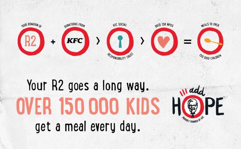 KFC - KFC Add Hope doubles up its food relief campaign to stem hunger | KFC