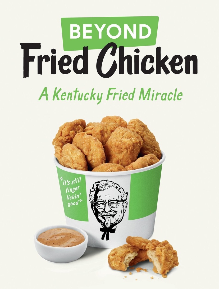 KFC - KFC LEADS AS FIRST NATIONAL U.S. QSR TO TEST PLANT-BASED CHICKEN ...