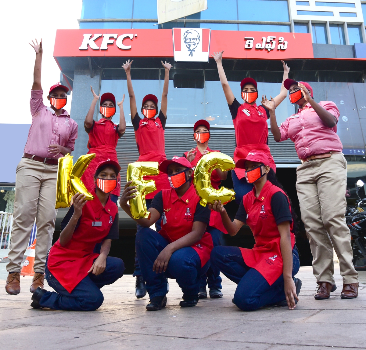 KFC - KFC marks milestone 25,000th restaurant with an all-women team | KFC