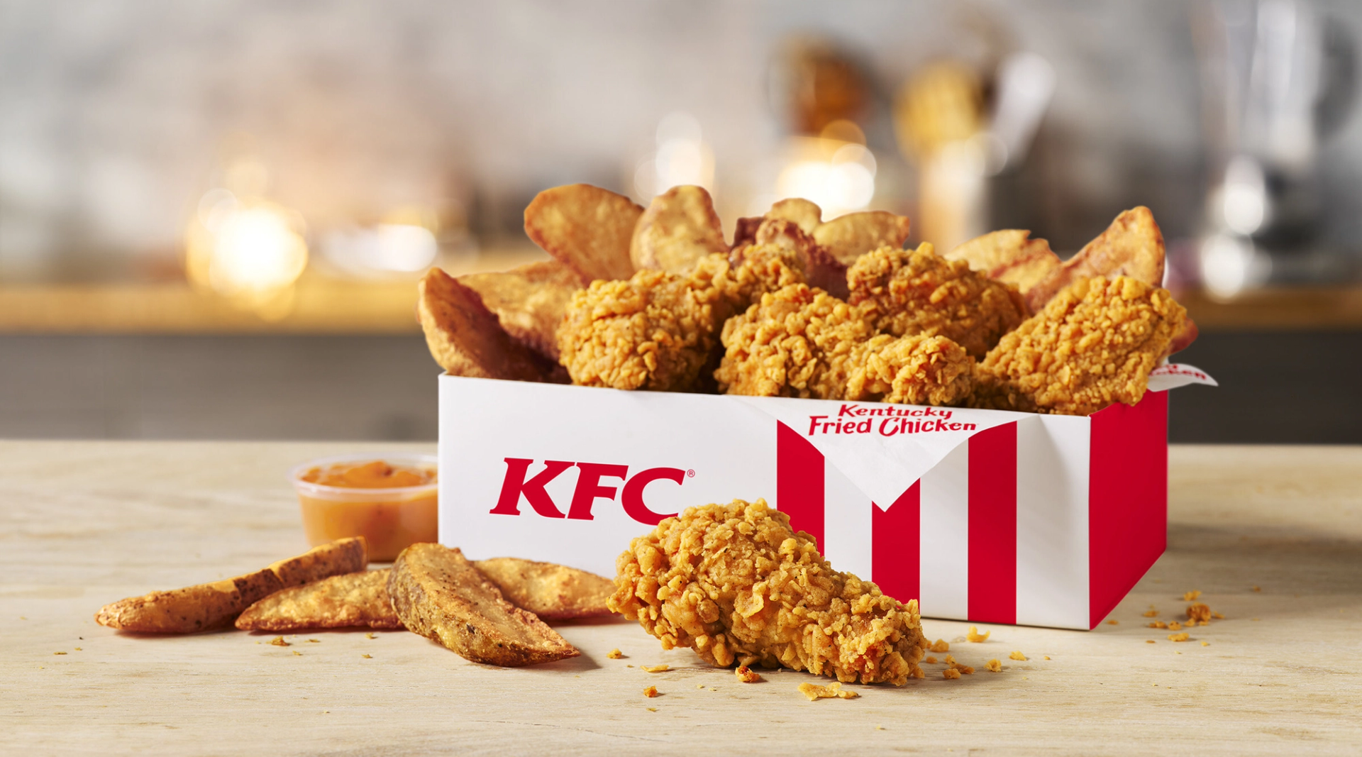 KFC - KFC® Answers the Call of Passionate Fans - Potato Wedges and Hot ...