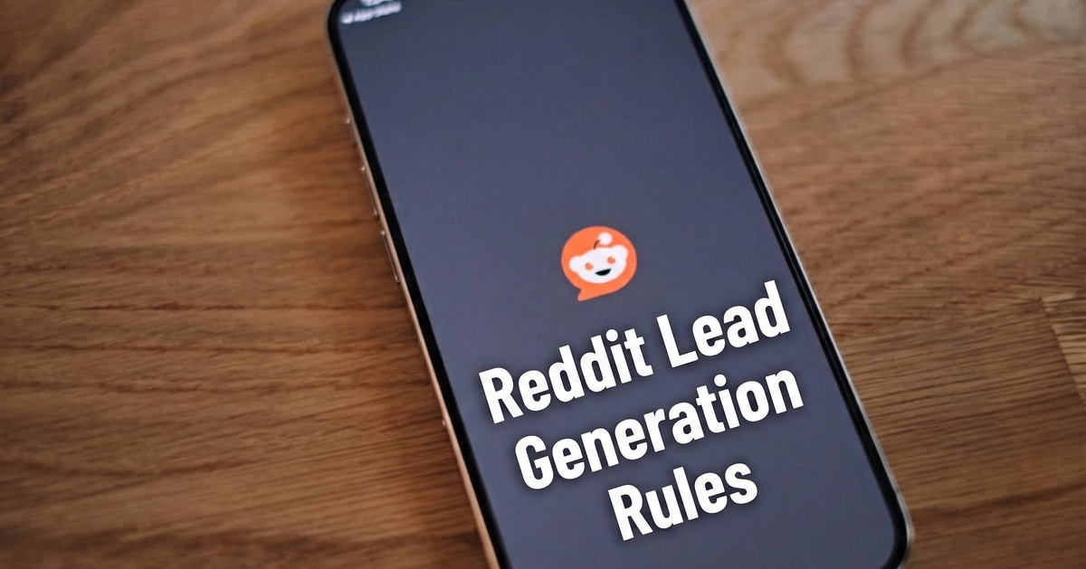 Reddit Lead Generation Rules: Mod-Safe Outreach in 2026 ...