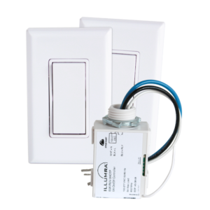 3-Way Wireless Switch Kit | No Wiring, No Batteries Required | Illumra
