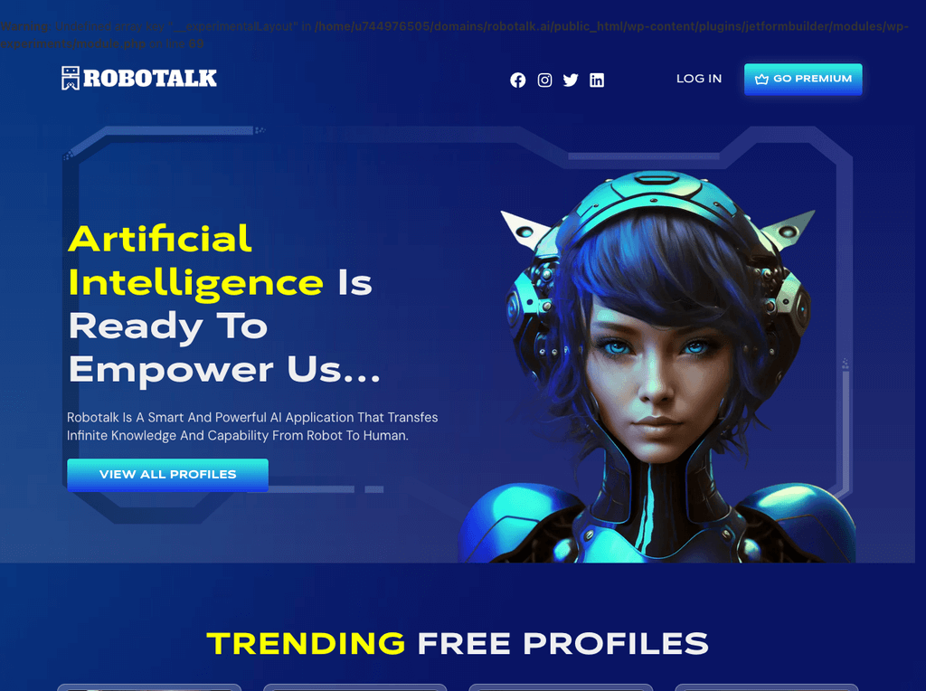 Join the AI-Powered Conversations at Robotalk.ai with Your Favorite ...