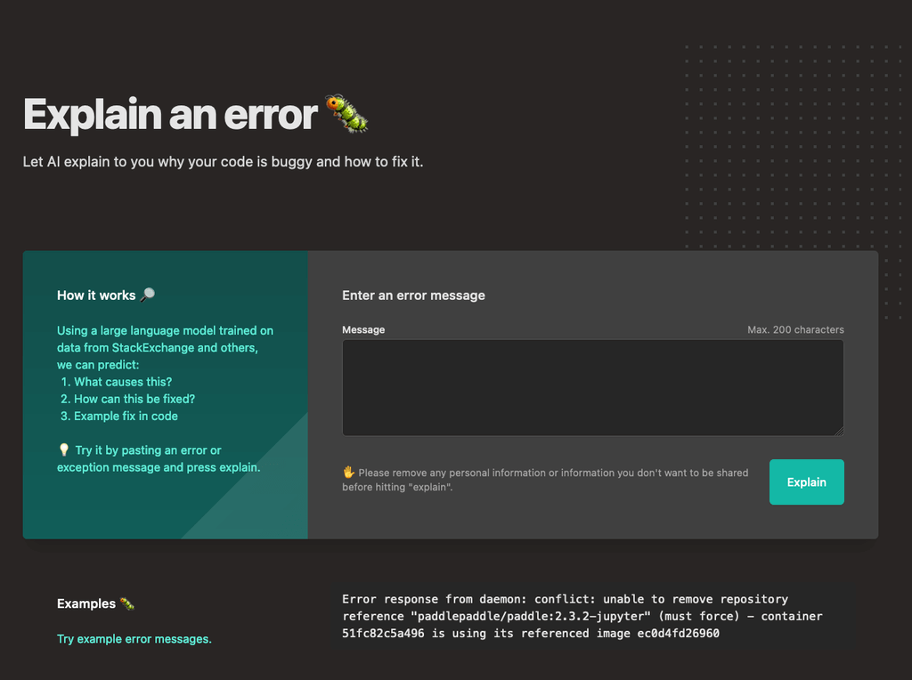 Discover why your software or code is displaying errors with Explain ...