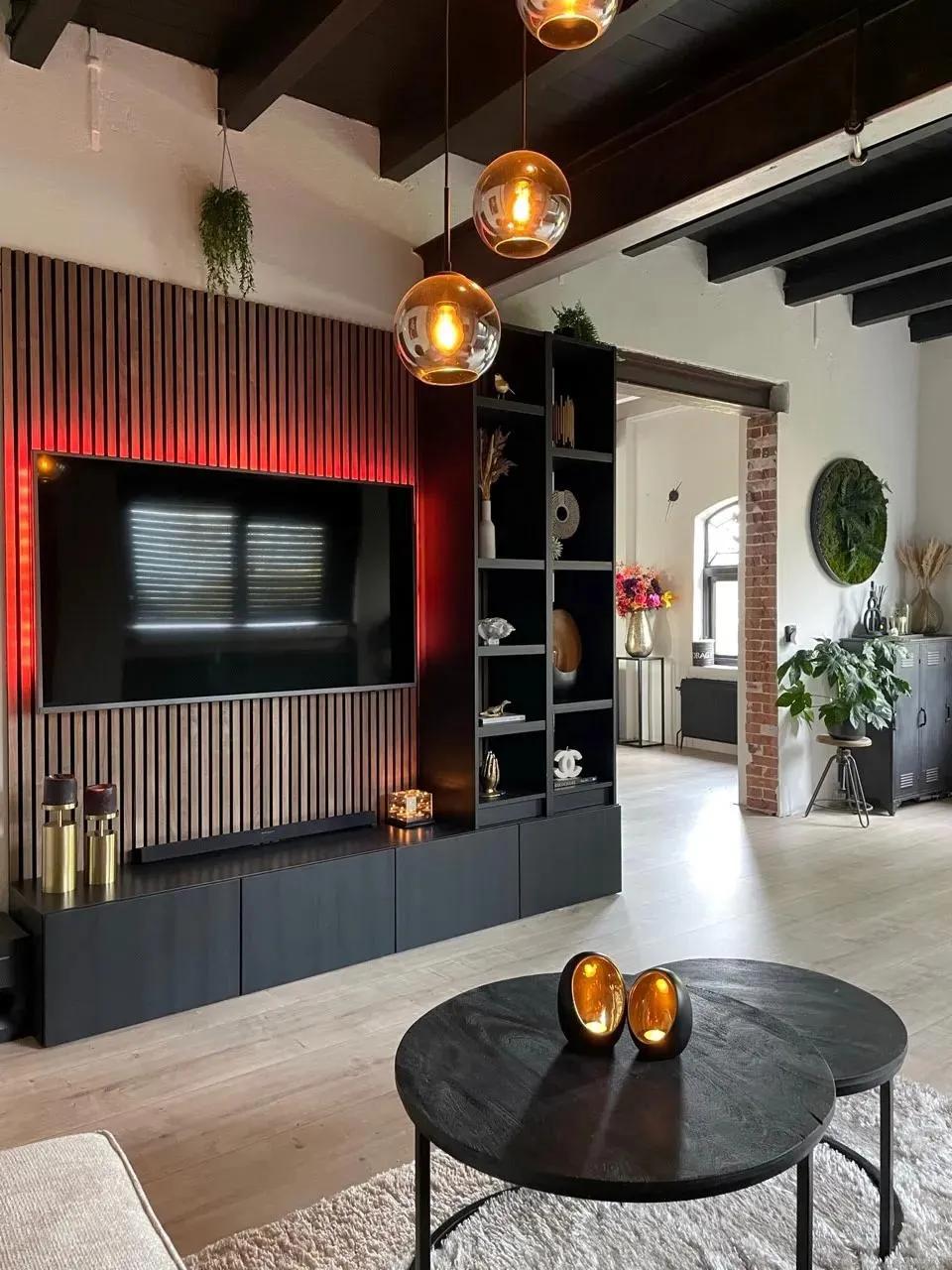 Combinaison de meuble TV IKEA BESTA & BILLY | Makeover.fr - Espaces ...