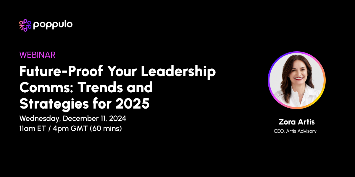 Future-Proof Your Leadership Comms: Trends and Strategies for 2025 | Poppulo