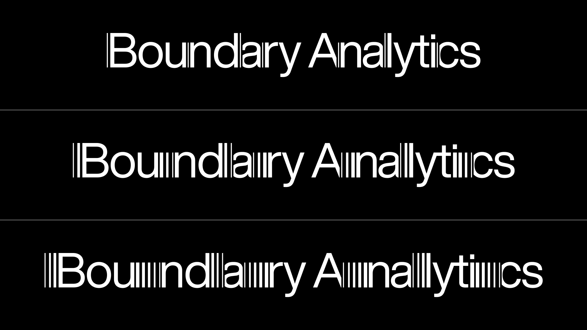 Boundary Analytics