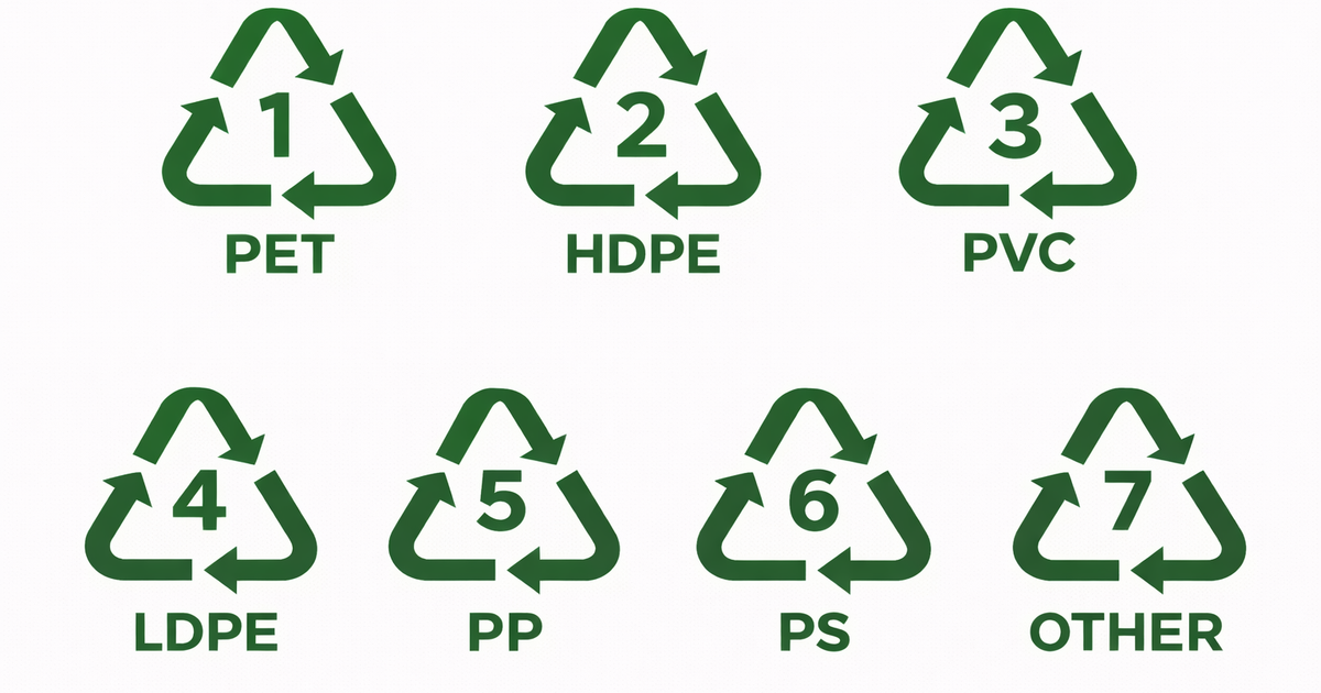 Plastic Recycling Codes 1 to 7 Guide | Propack Solutions