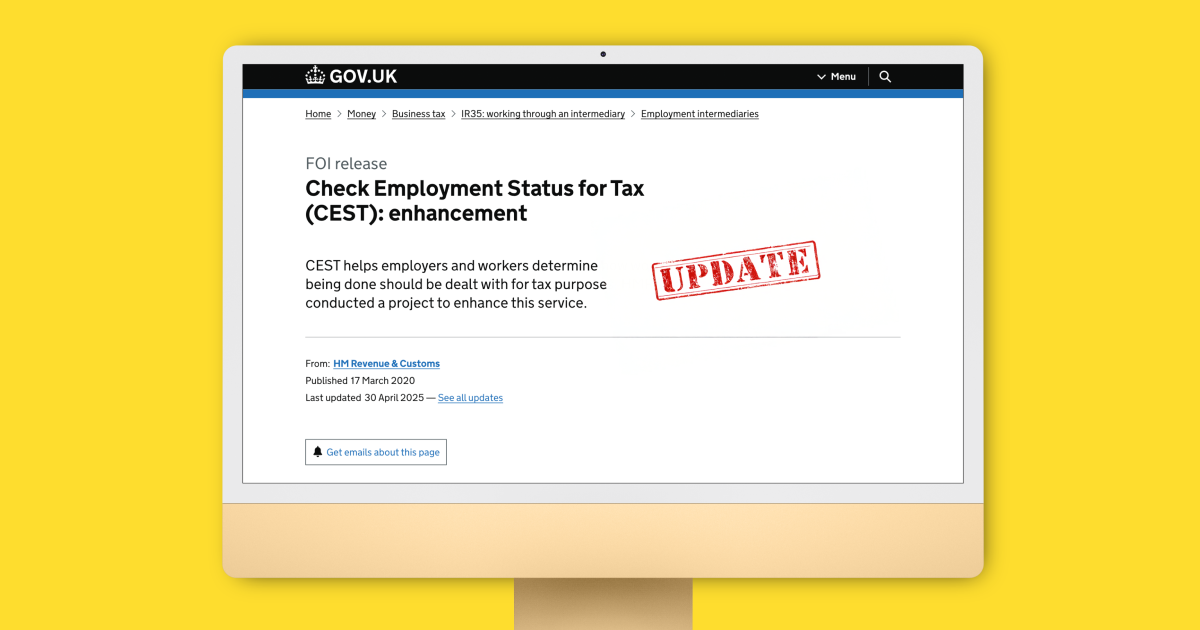 IR35: HMRC “Updates” CEST – But Nothing’s Really Changed | EEBS