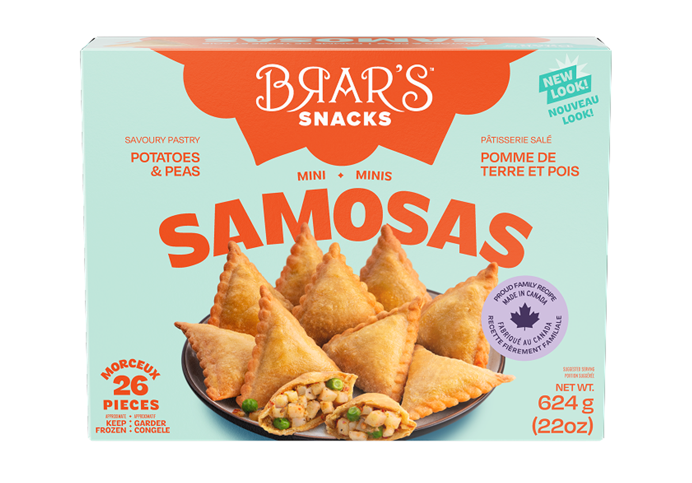Potatoes & Peas Samosas | Brar's