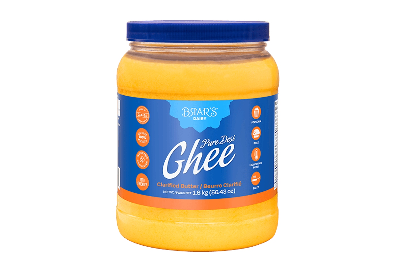 Pure Desi Ghee (1.6kg) | Brar's