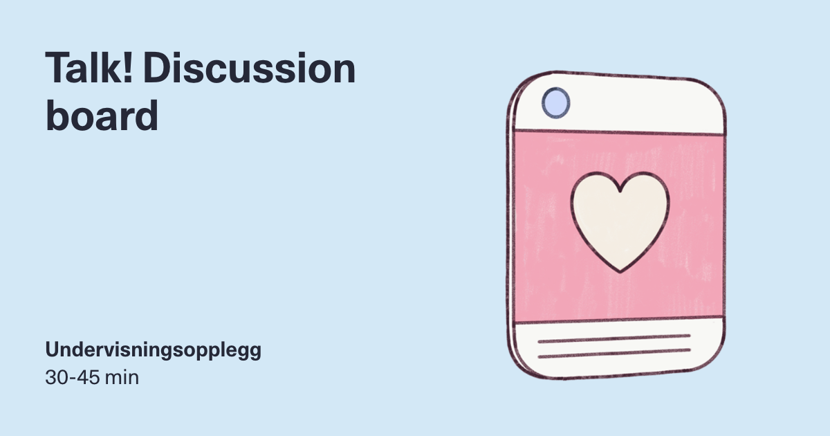 Talk! Discussion board | Tenk