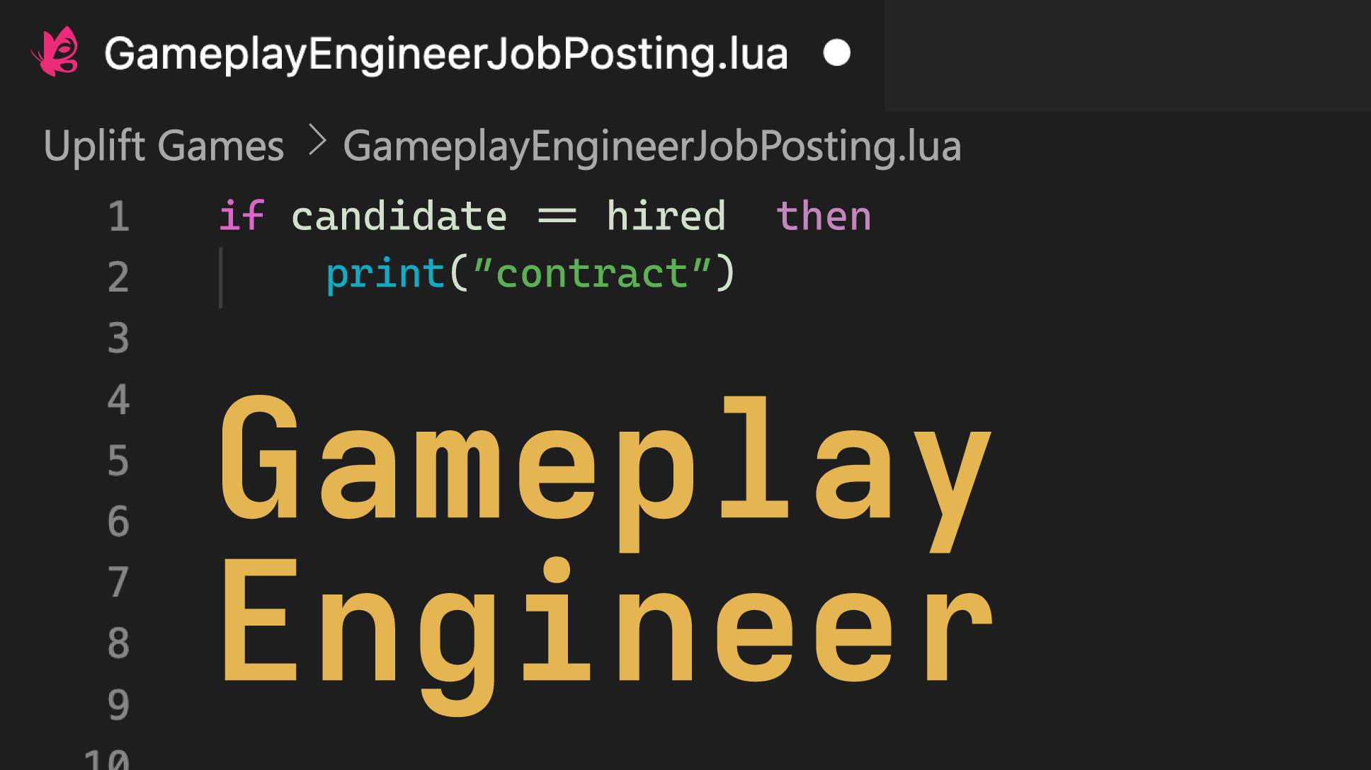 Gameplay Engineer | Uplift Games