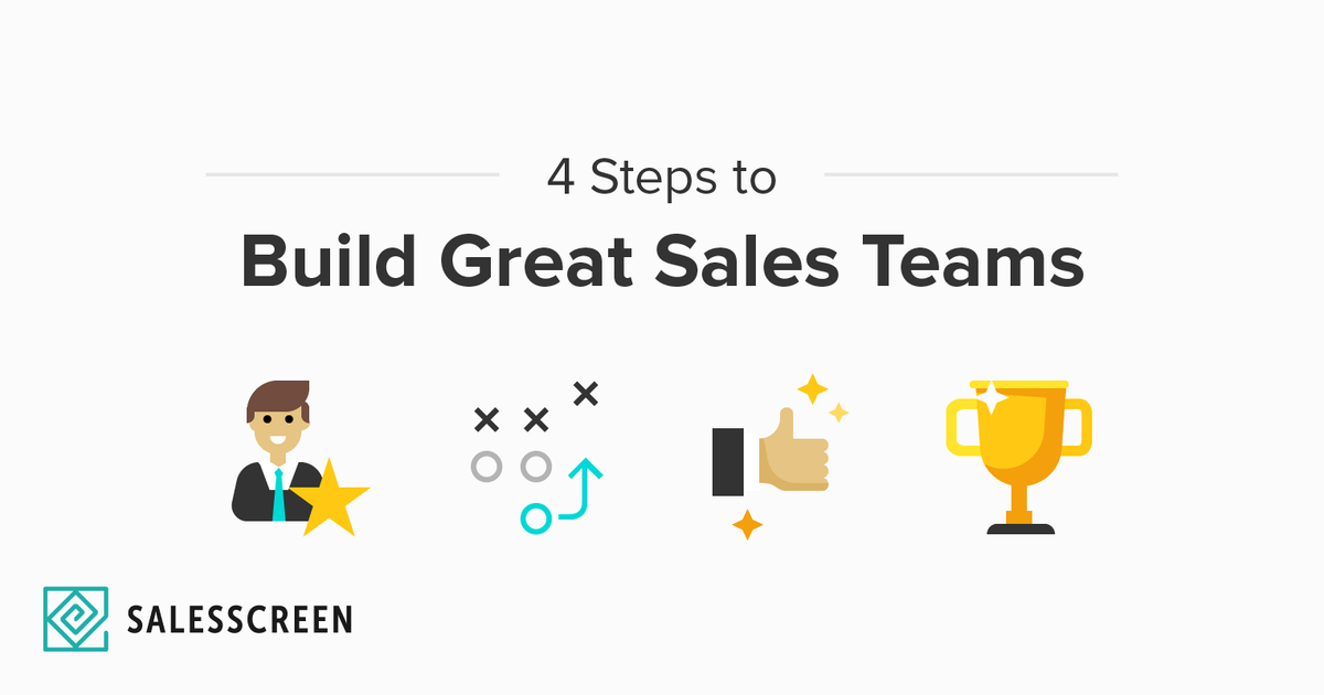 4 Steps to Build Great Sales Teams | Blog | SalesScreen