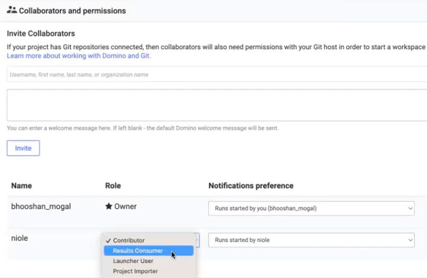 Data collaboration | Domino Data Lab
