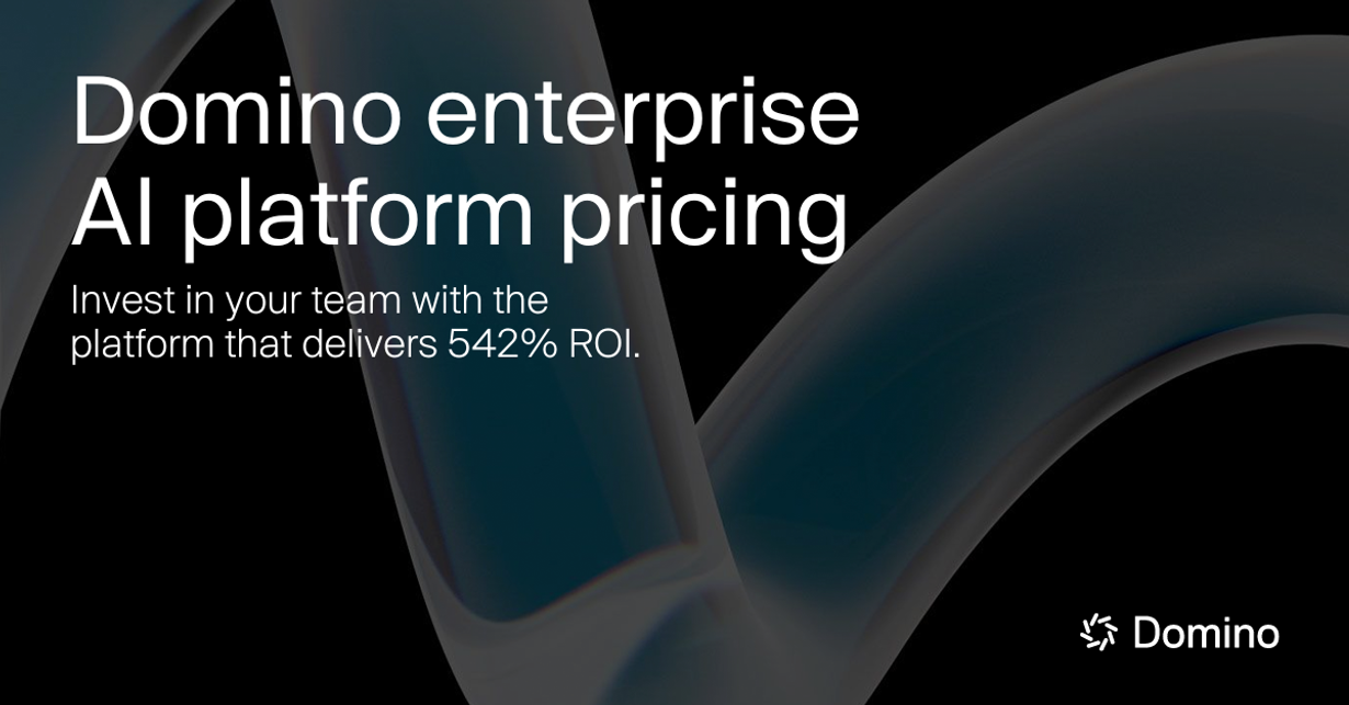 Domino enterprise AI platform pricing | Domino Data Lab