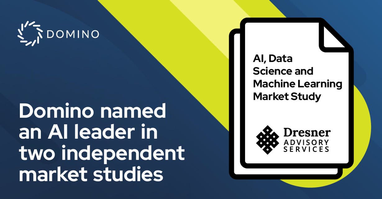 Domino Data Lab Named a Leader in Two Independent AI-Focused Market Studies