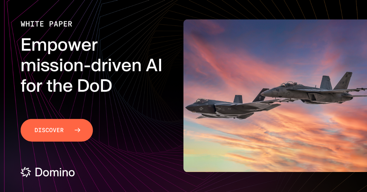 Empower mission-driven AI for the DoD | Domino Data Lab