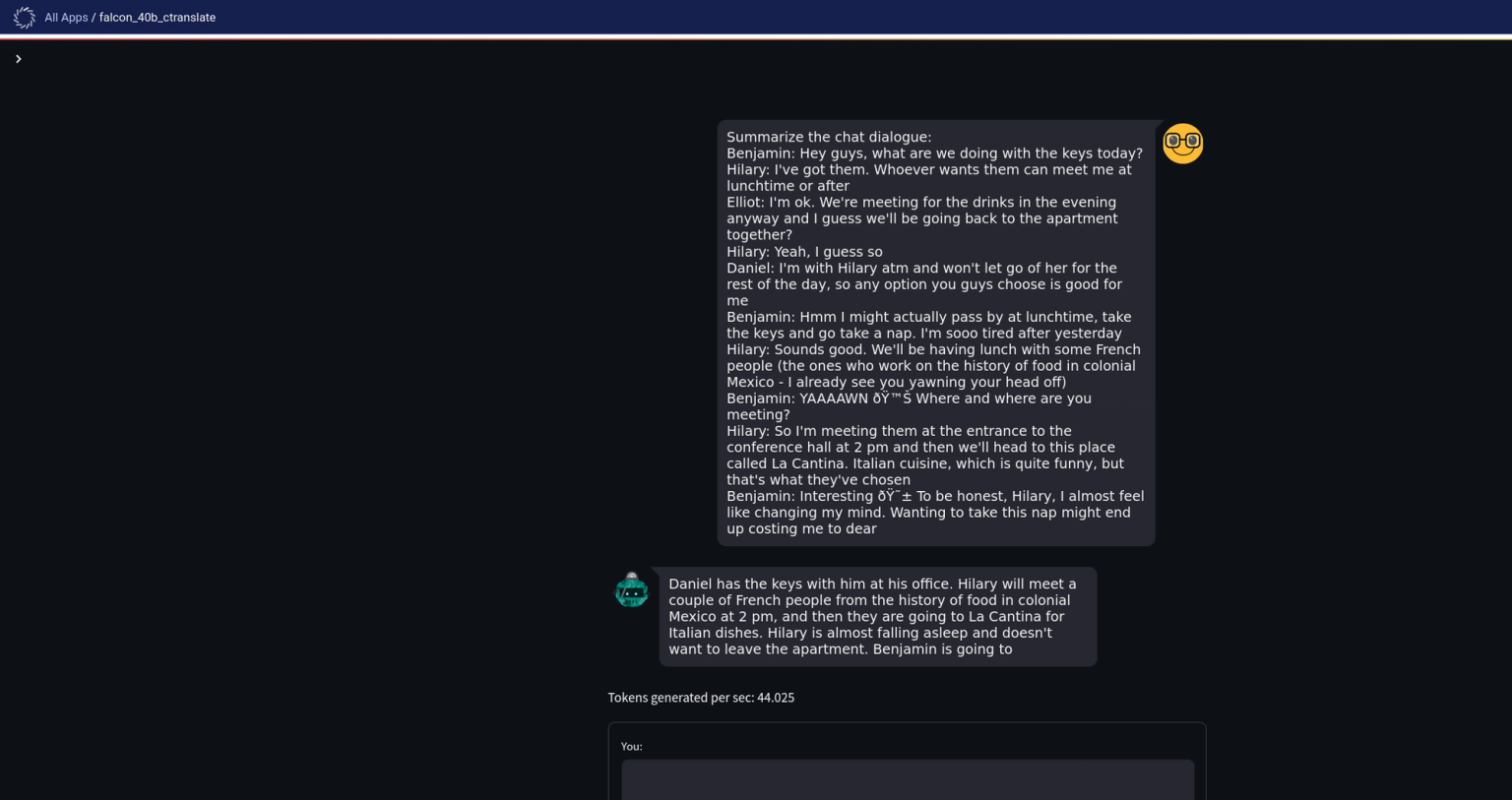LLM inference with ctranslate2, vLLM and Huggingface transformers