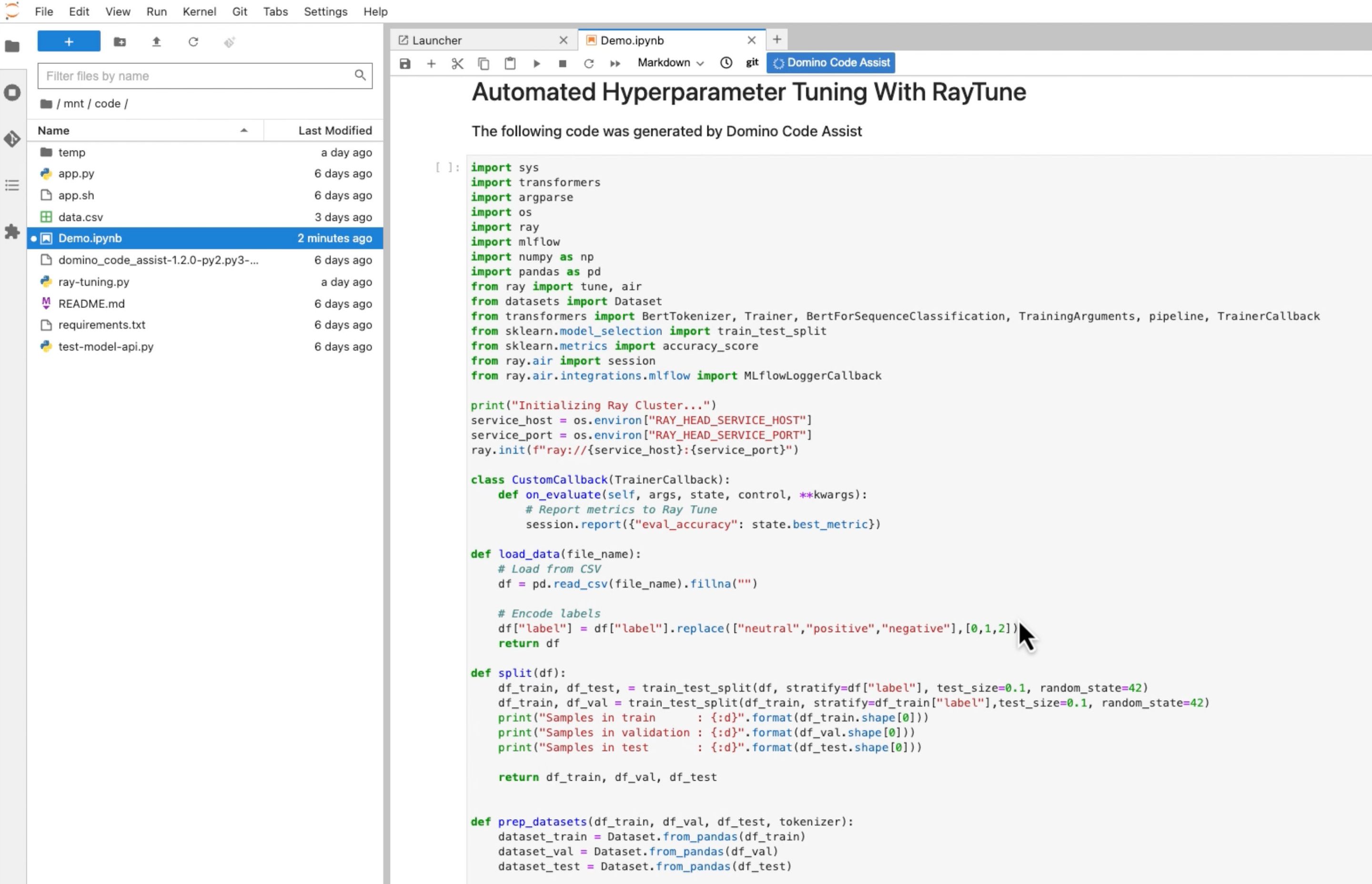 AI Workbench | Collaborative development environment