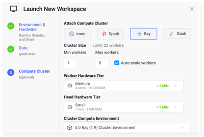 On-Demand Autoscaling Compute Clusters | Domino Data Lab