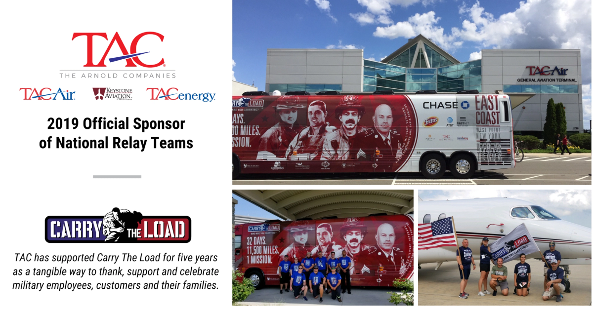 TAC - The Arnold Companies | Carry The Load 2019 National Relay Sponsor