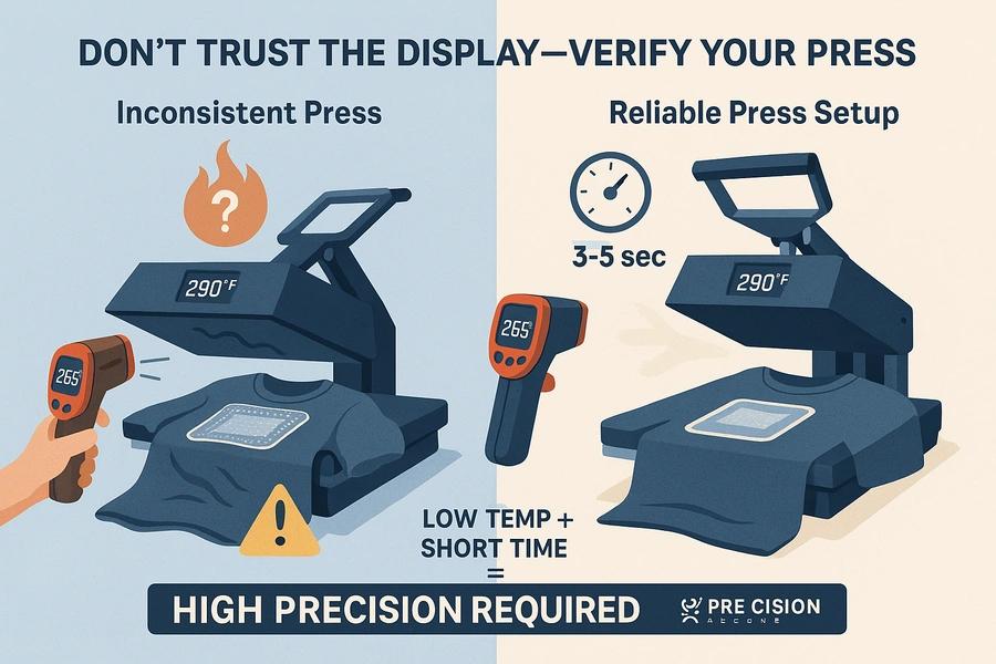 DTF Precision Heat Pressing: How to Nail the Main Transfer Stage