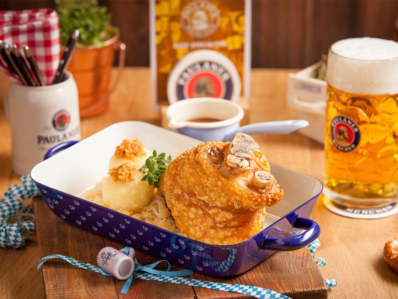 "Enjoy a 30% discount on pork dishes at Paulaner Bräuhaus Singapore ...