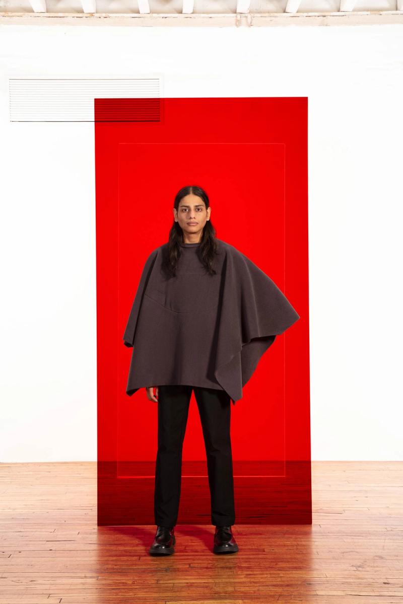 OUTLIER – Experiment 297 - Extrafleece Raw Cut Poncho