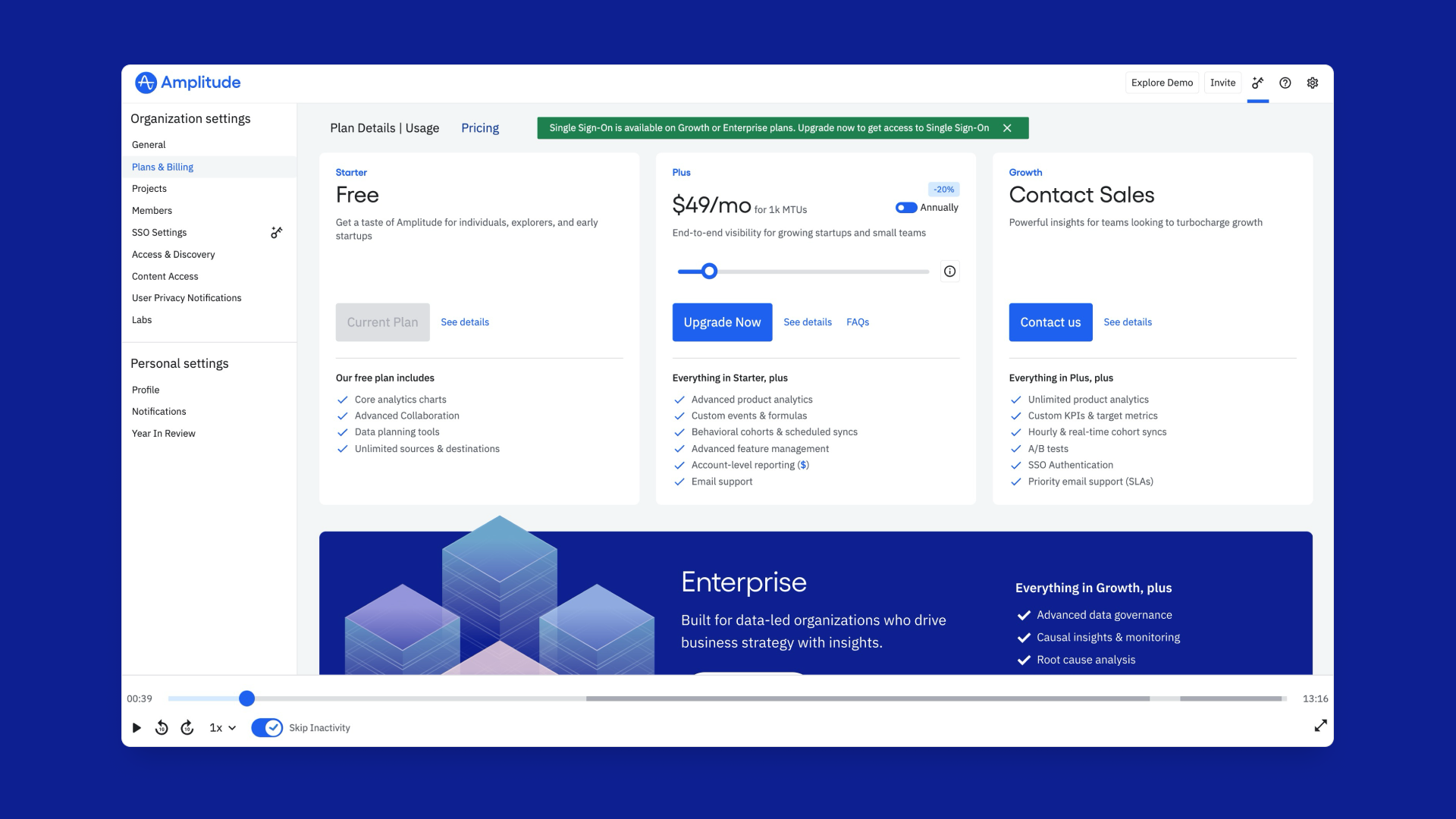 How Amplitude Used Session Replay to Improve Our Self-Serve Checkout Experience | Amplitude