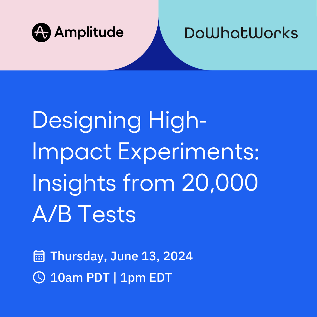 Designing High-Impact Experiments: Insights from 20,000 A/B Tests ...