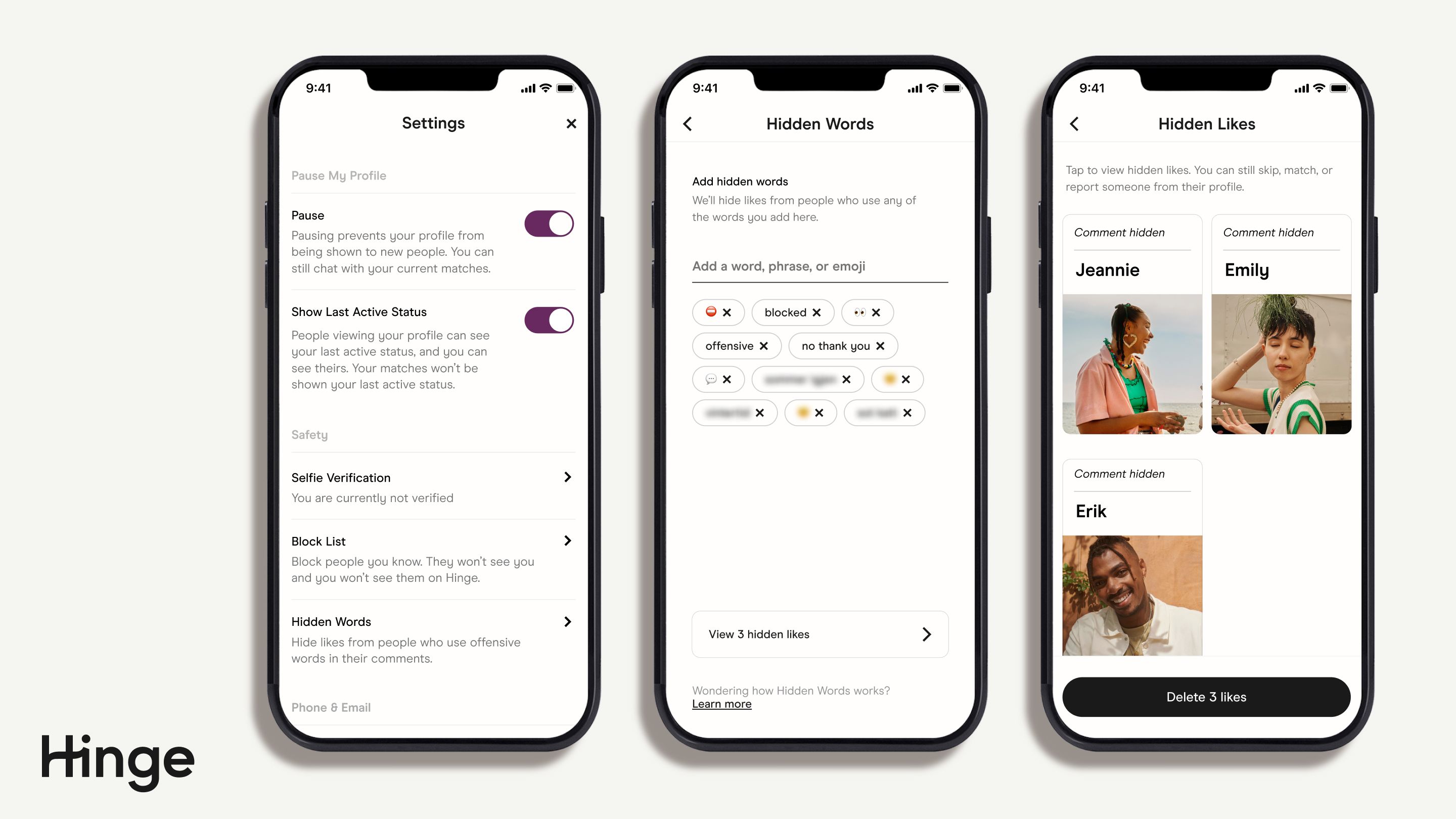 Hinge Introduces Hidden Words to Give Daters Curated Control of ...