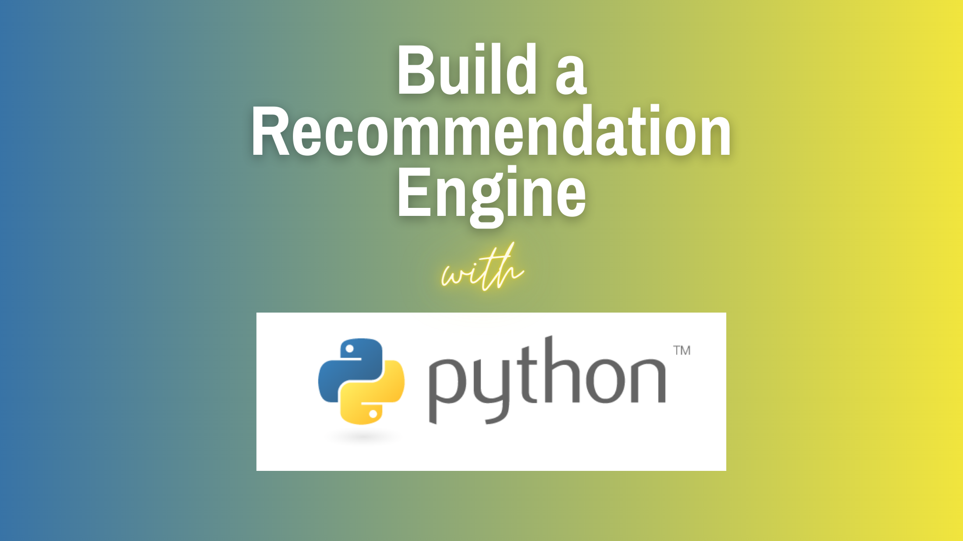 How to Build a Recommendation Engine Using Python | evolvingDev How to Build a Recommendation Engine Using Python | evolvingDev