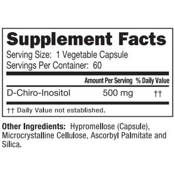 NBX Wellness - NBXA937 DCI 500 mg (D-Chiro-Inositol)