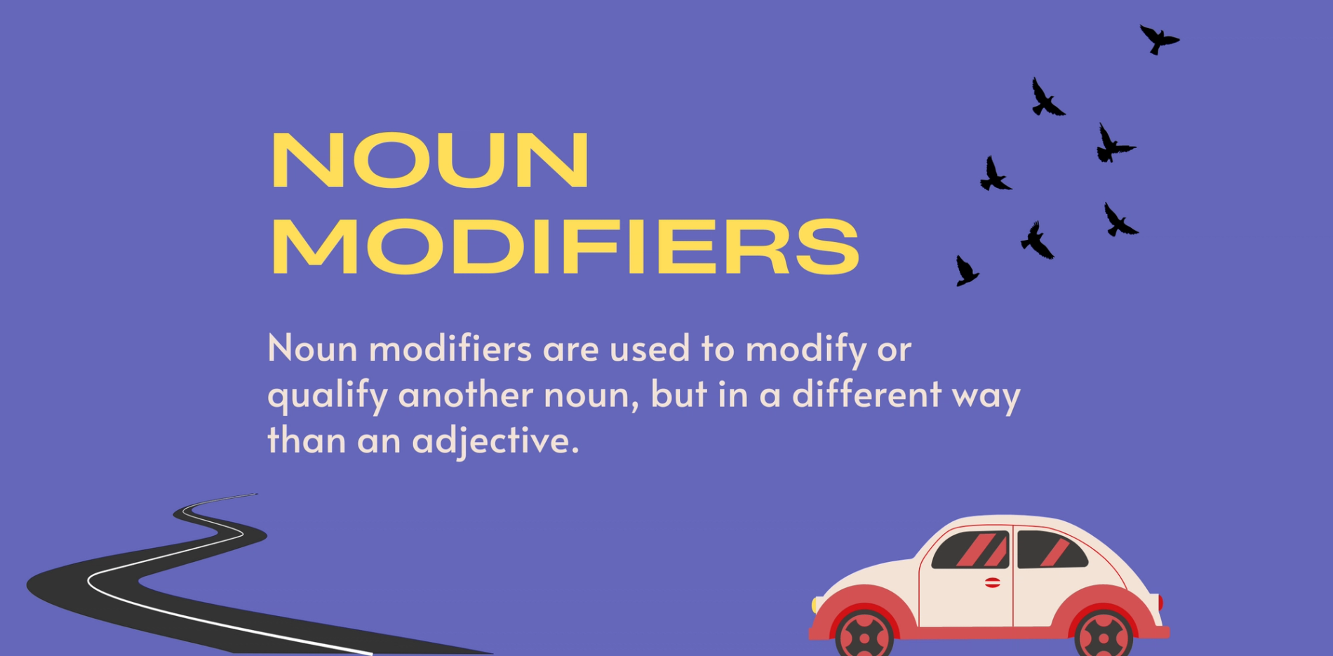 Noun Modifiers in English Grammar | Readle