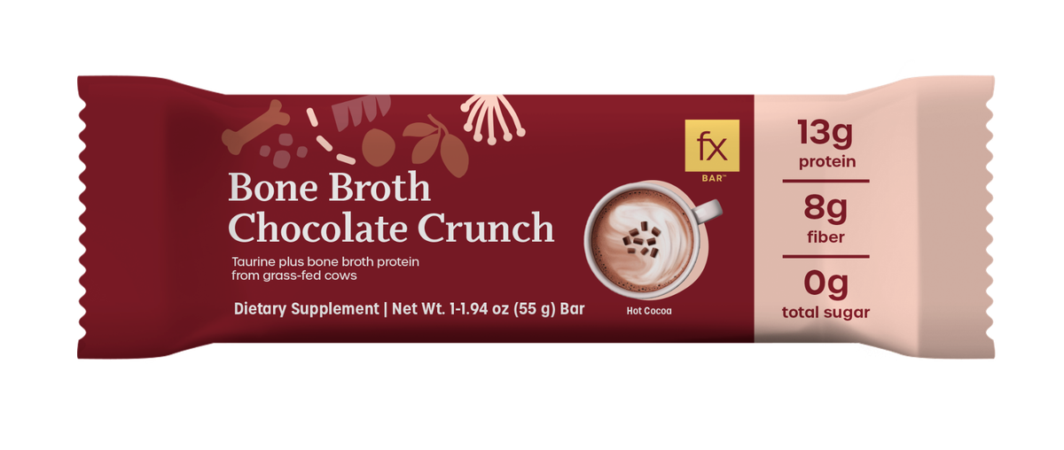 Bone Broth Chocolate Crunch Bar - Metabolic Health - Fx Chocolate ...