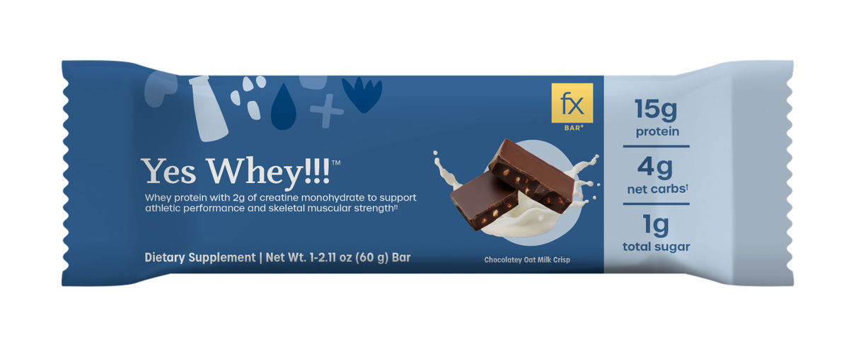 Yes Whey!!!™ - Creatine and Whey Protein Bar for Muscle Recovery ...
