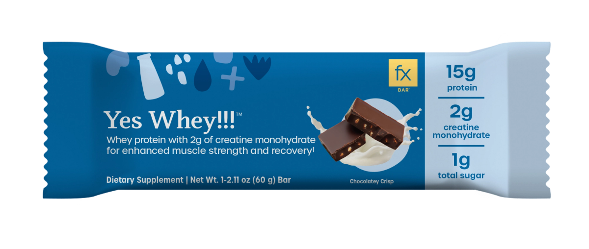 Yes Whey!!!™ - Creatine and Whey Protein Bar for Muscle Recovery ...