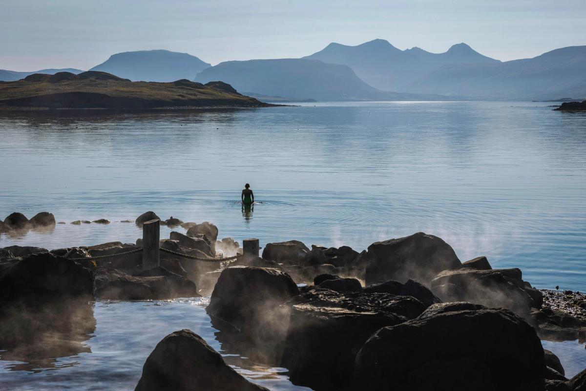 Hvammsvík Hot Spring from Reykjavík